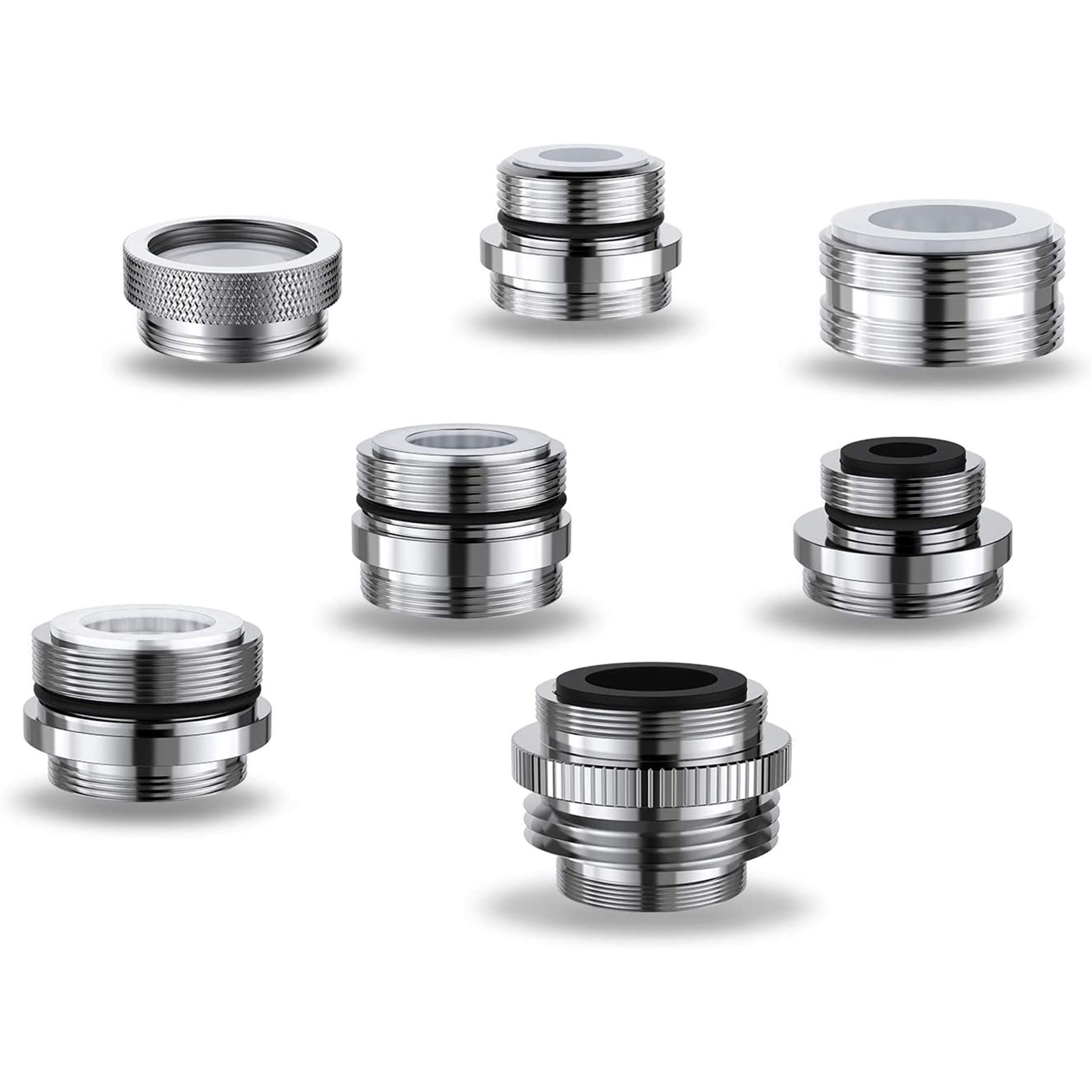Multiple Size Tap Hose Adapters Solid Brass Fittings for Quick and Easy ...