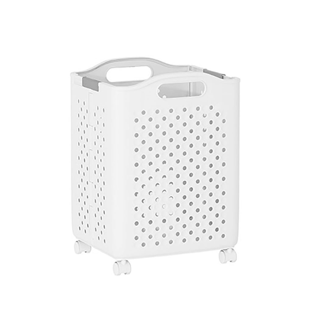Multiple Sized Laundry Basket With Brakes On Wheels Sturdy PP Materials ...
