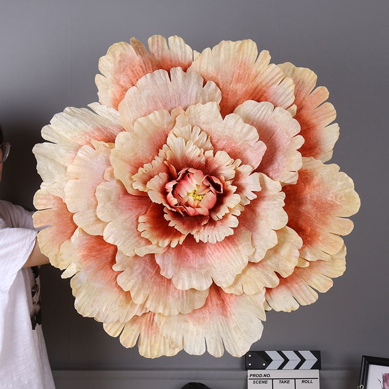 Multiple Sizes Wedding Flower Large Silk Artificial Flower Peony Head ...