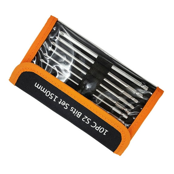 Multiple Specification Screwdriver Bit Set with 10 Industrial Strength ...