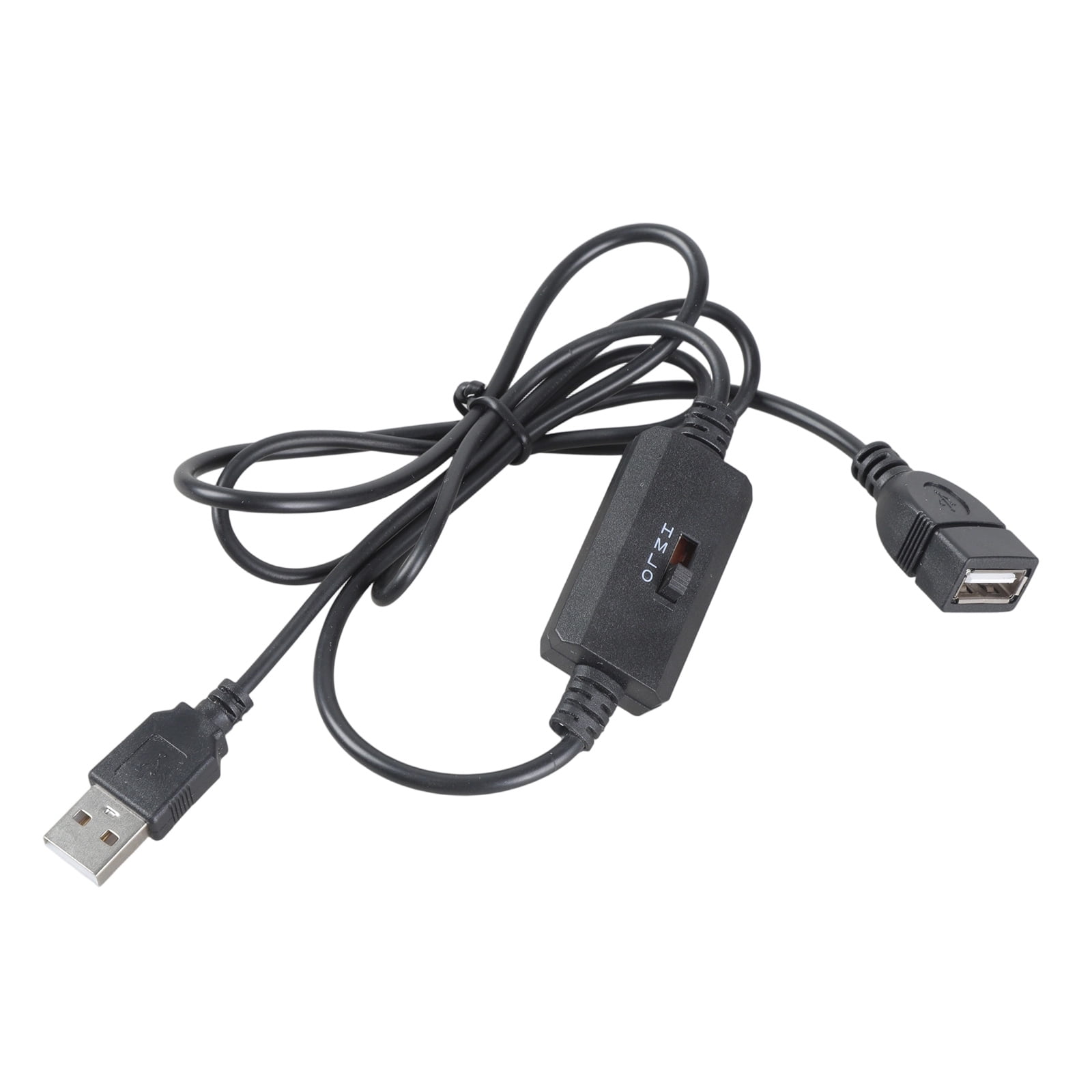 Multiple Speed USB Power Extension Cord For 5V Devices Blower Fan Water ...