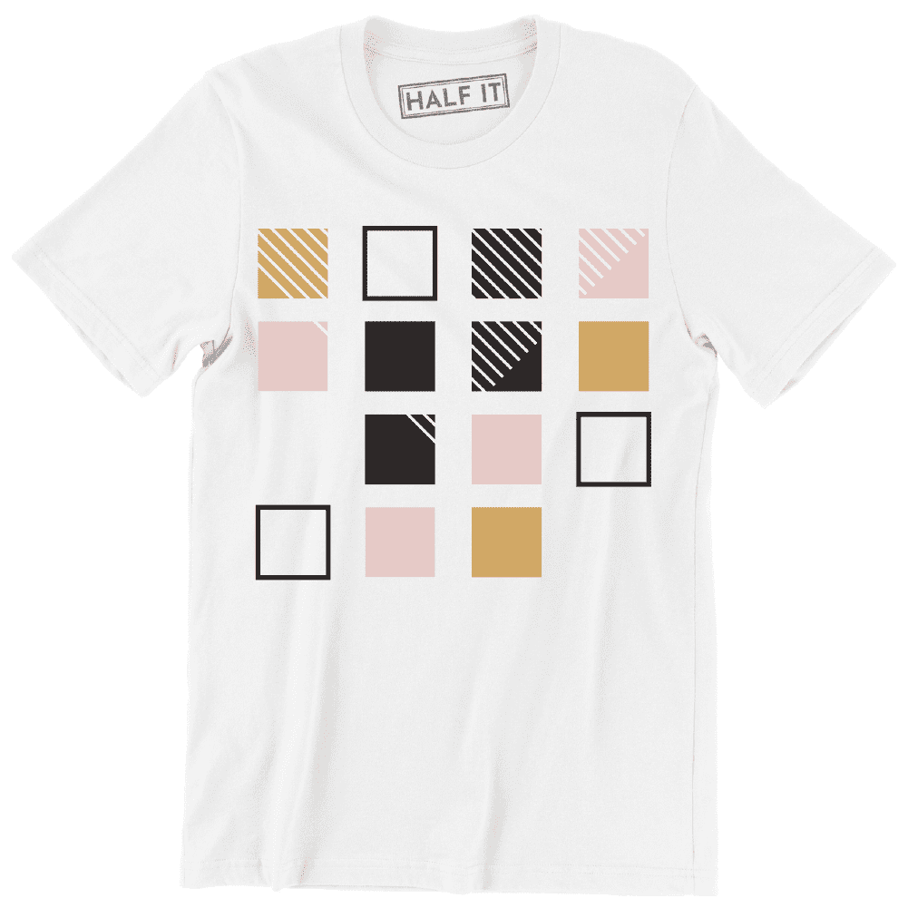 Multiple Squares Design Different Colors Nice Abstract Men's T-Shirt ...