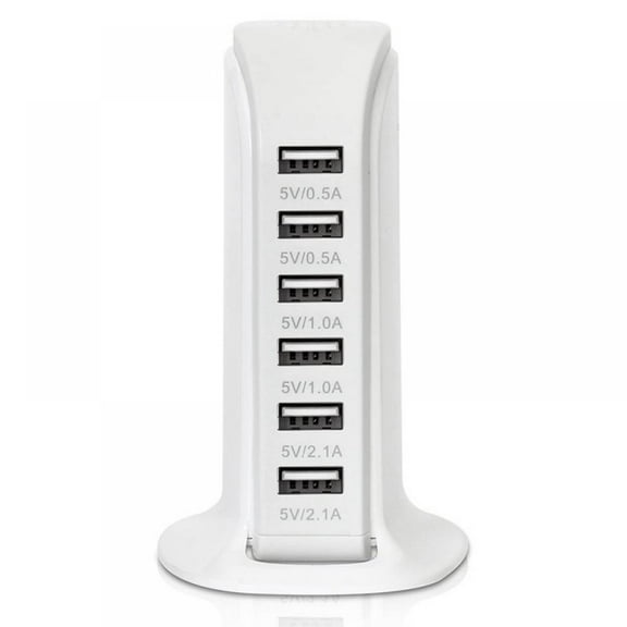 Clever Bright USB Charging Station, 4-Port Charger Organizer, Multi ...