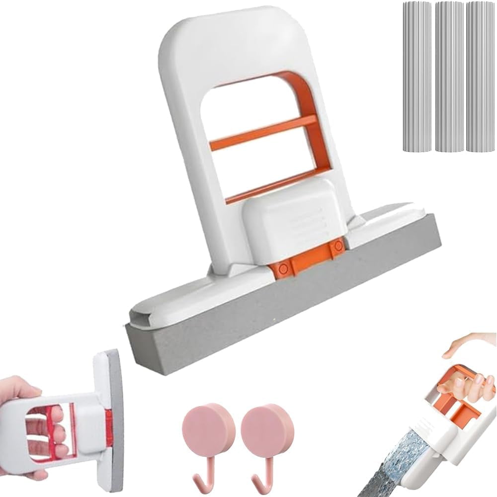 Multipleon Mini Mop, Mini Foldable Desktop Mop – mop for Wet & Dry,2026 ...