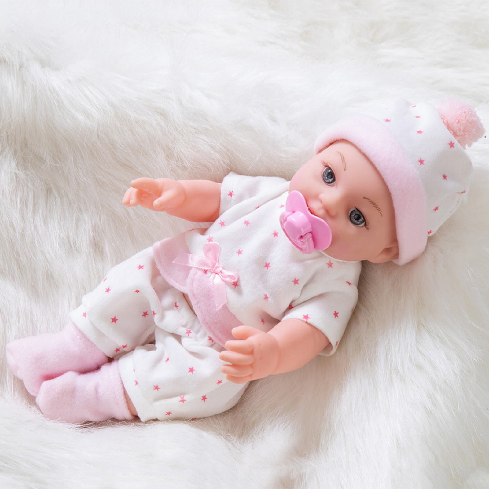 Multiplication 12 Inch Realistic Doll Baby Girl Doll With Cute Clothes ...