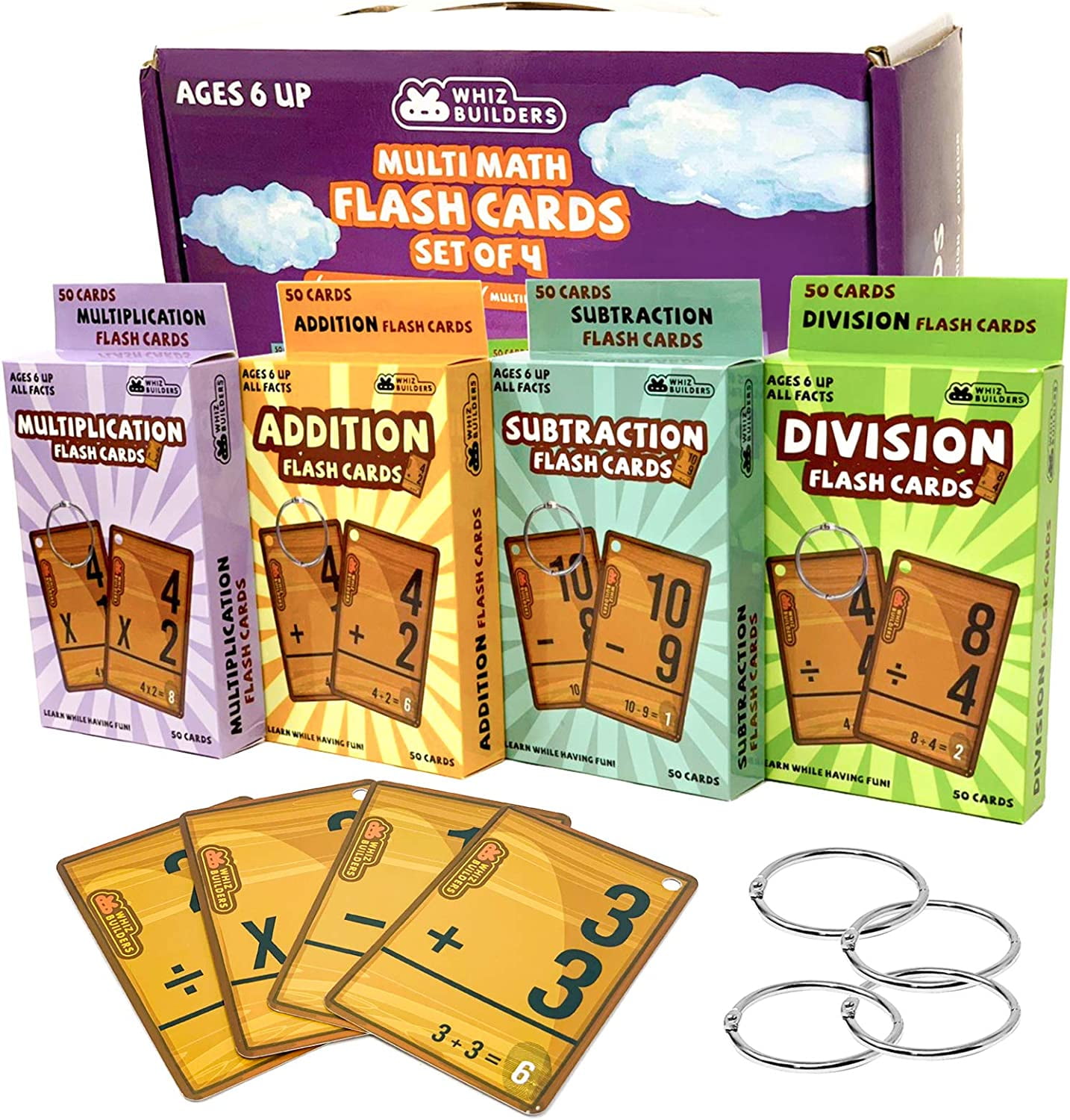 Multiplication, Division, Addition & Subtraction Math, 45% OFF