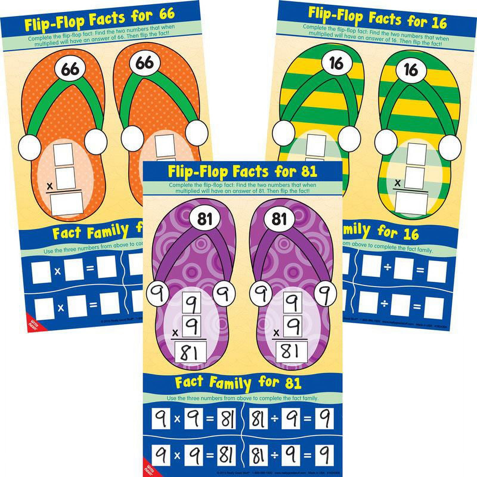 Multiplication And Division Flip-Flop Number Bonds And Fact Families ...