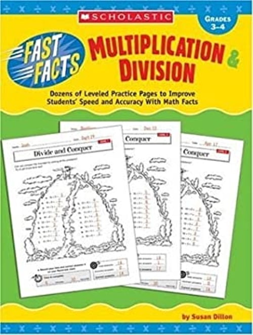 Pre-Owned Multiplication & Division, Grades 3-4: Dozens of Leveled ...