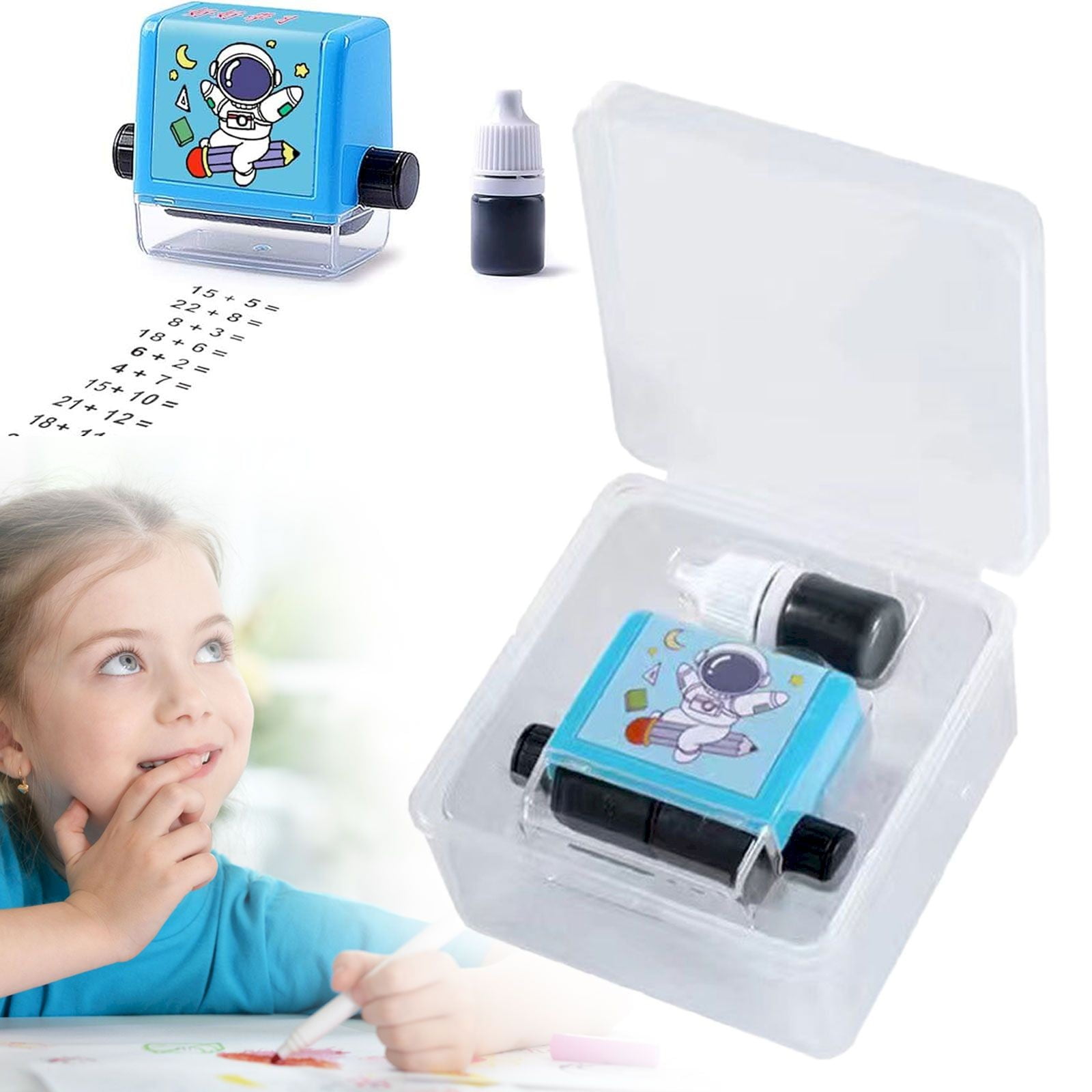 Brain Improvement Device For Kids Math Roller Stamp For Kids Math Stamp ...