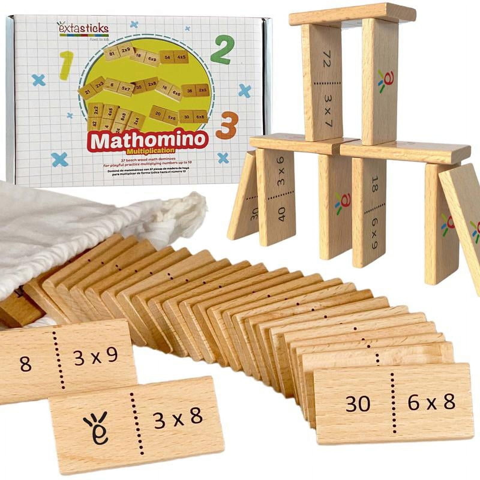 Customer reviews for Multiplication Domino Math Game | Wooden ...