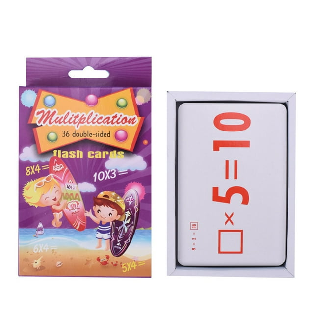 Multiplication Flash Cards Math Game for Kids First Grade 2 Puzzle ...