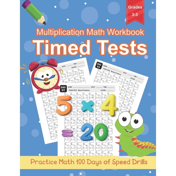 Multiplication Math Workbook Grade 3-5: 100 Practice Pages for ...