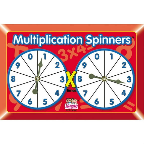 Multiplication Spinners | Bundle of 5 - Walmart.com