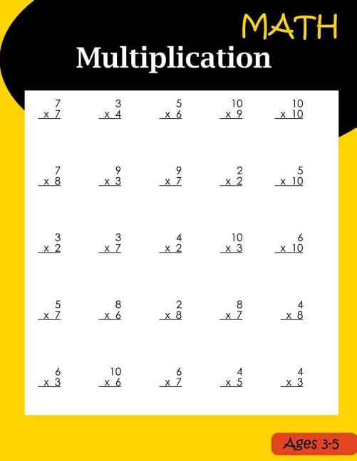 Multiplication Workbook Math Multiplication Ages 3-5: Basic Workbook ...