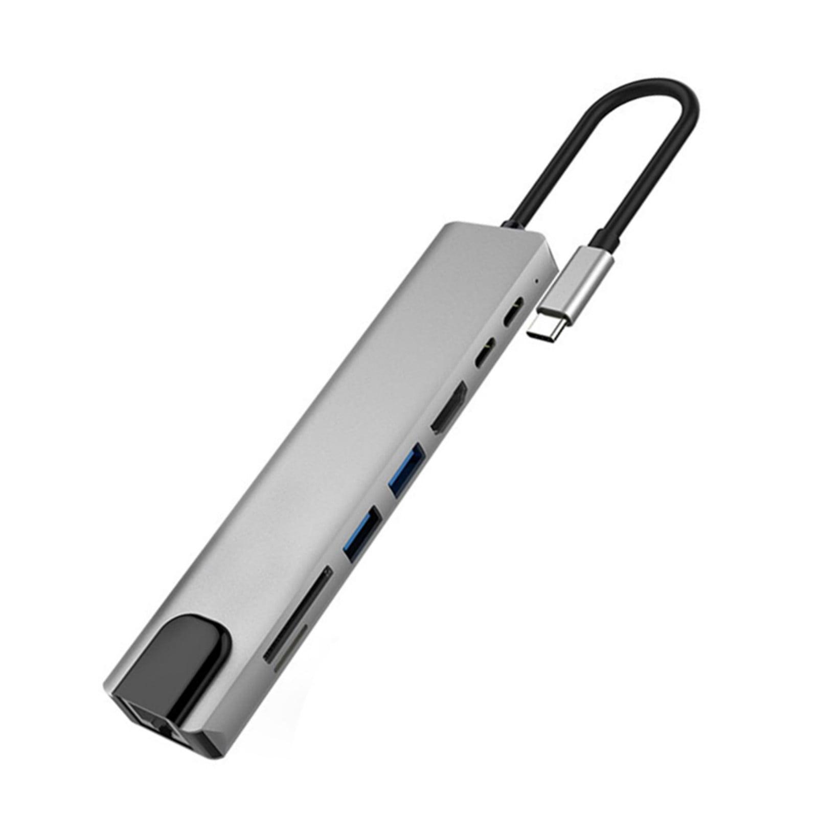 Multiports USB C Hub USB Adapter for Laptop with 100Mbps RJ45 Port ...