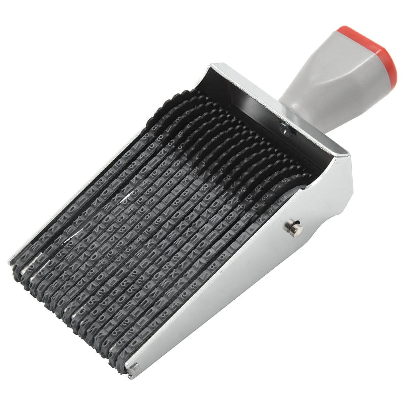 Multipurpose 15 Digit Alphabet Rolling Rubber Stamp English Letter ...