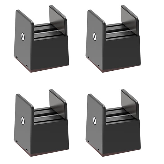 Multipurpose 2Inch Tall Furniture Risers Portable Sturdy Plastic ...