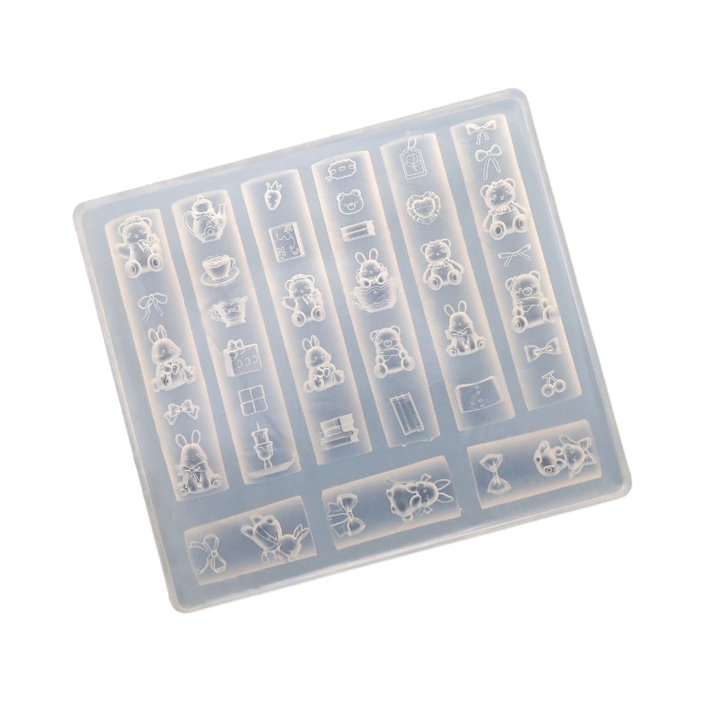 Multipurpose 3D Nail Art Carving Mould Templates with Butterfly and ...