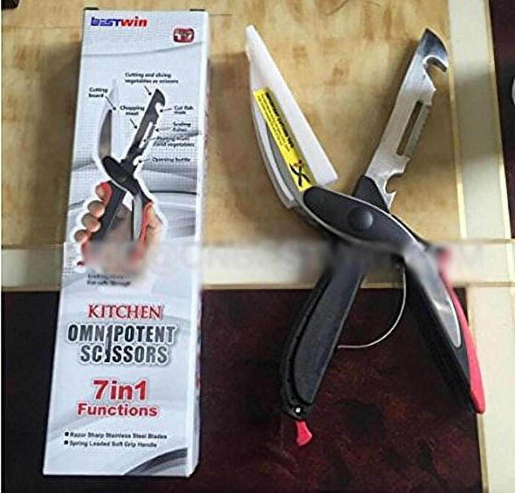 Multipurpose 7 in 1 Kitchen Scissor Food Chopper Slicer Vegetable ...