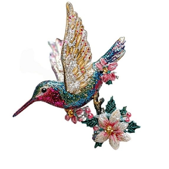 Multipurpose Acrylic Hummingbird Decoration Glimmering Bird Shape ...