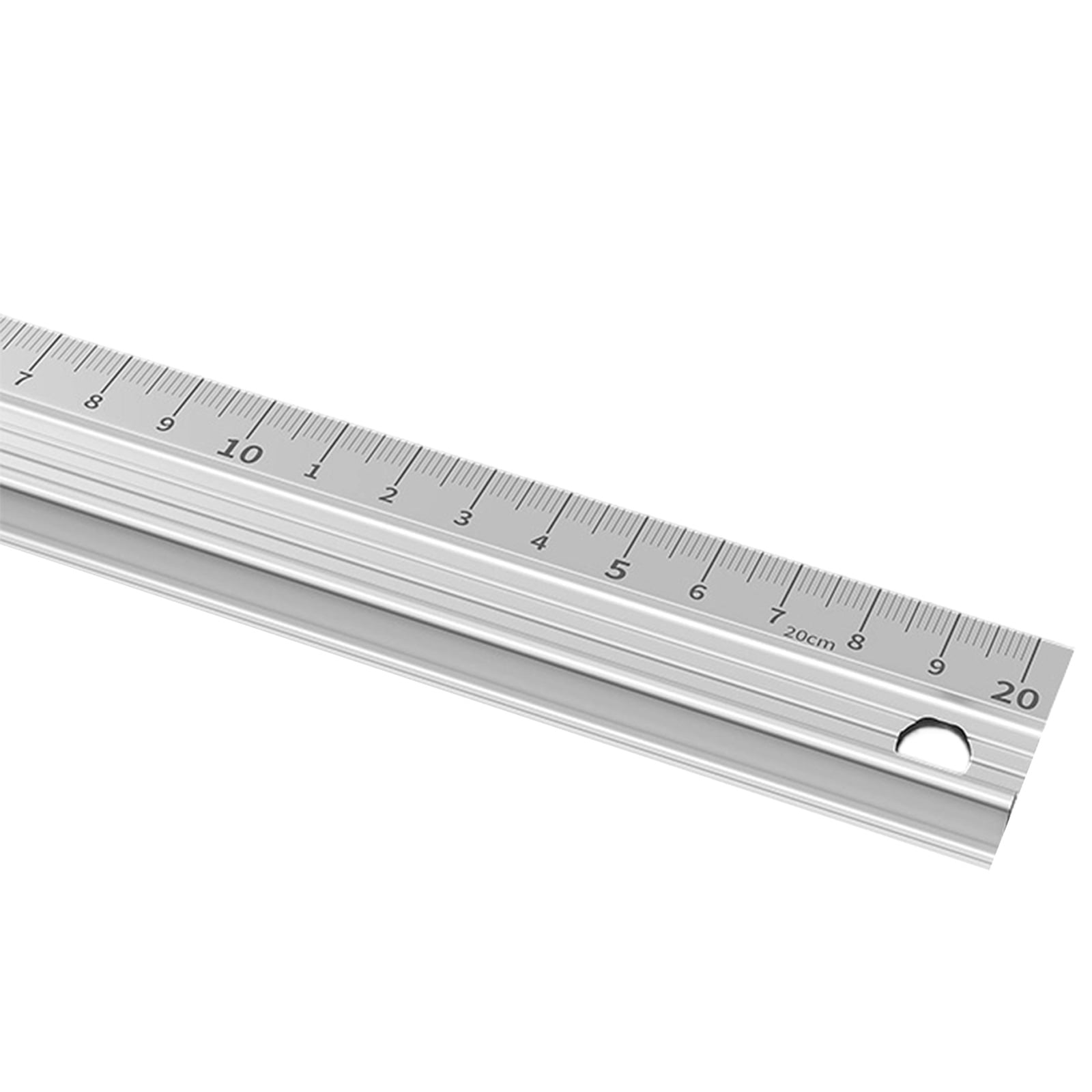 Multipurpose Aluminum Scale Ruler with Safe Corners Anti Slip Base ...