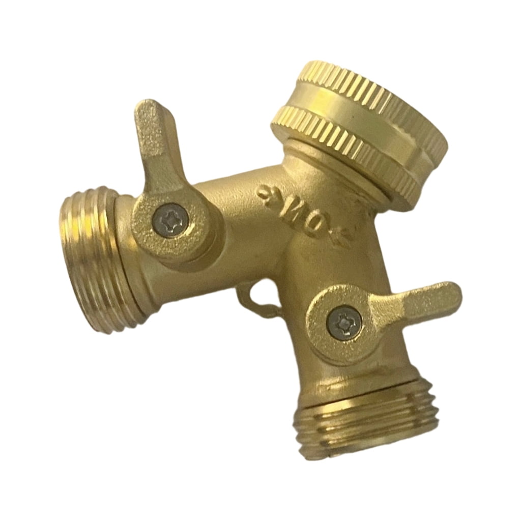 Multipurpose Brass Y Splitter Connector For Lawn Sprinkler And Garden ...