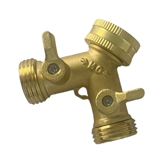 Multipurpose Brass Y Splitter Connector For Lawn Sprinkler And Garden ...