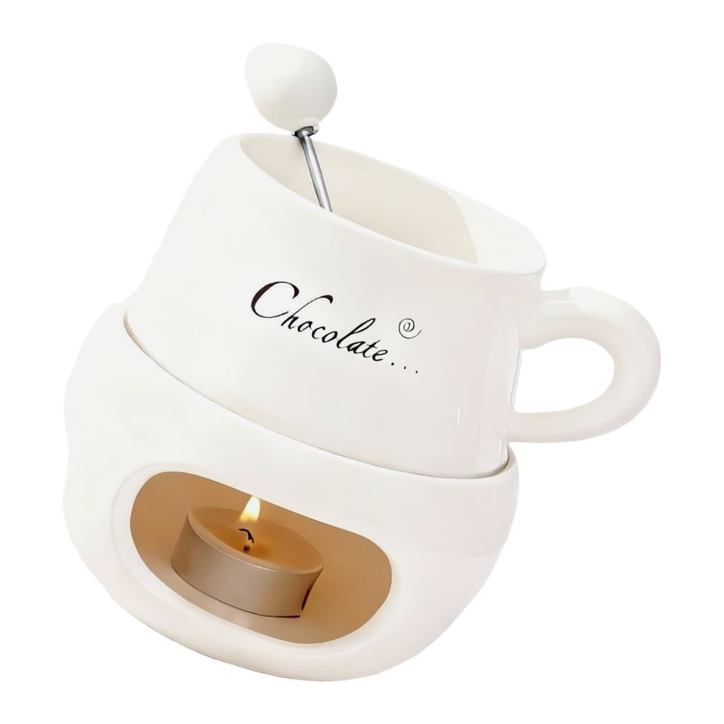 Multipurpose Ceramic Chocolate Melting Pot Mug For Kitchen Fondue ...