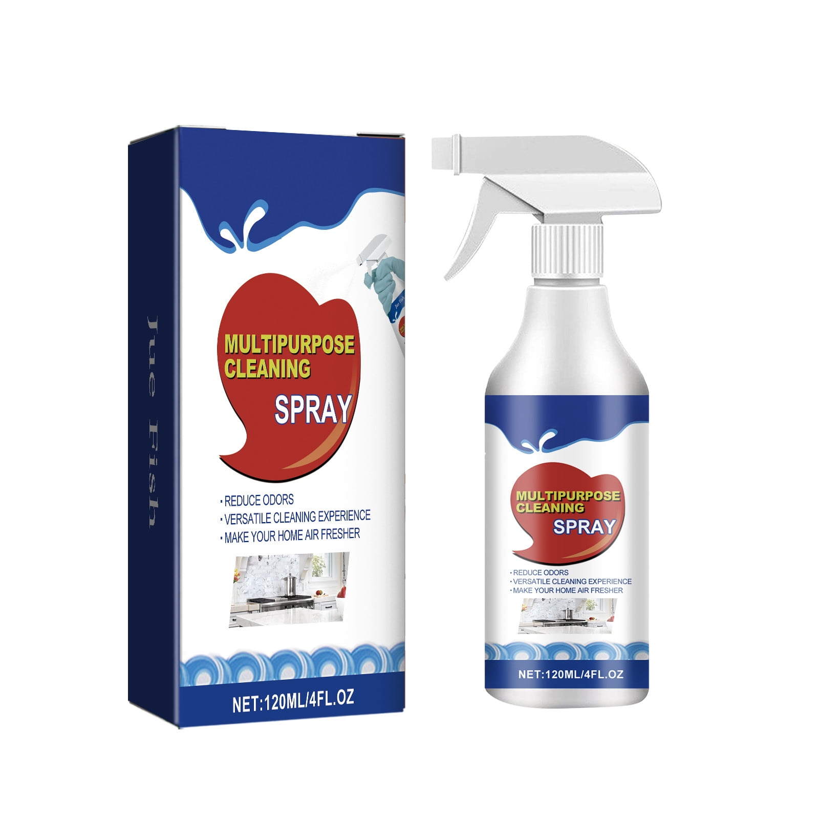 Multipurpose Cleaning Spray 4FL OZ Odor Reduction & Versatile Cleaning Experience for a Fresher ...