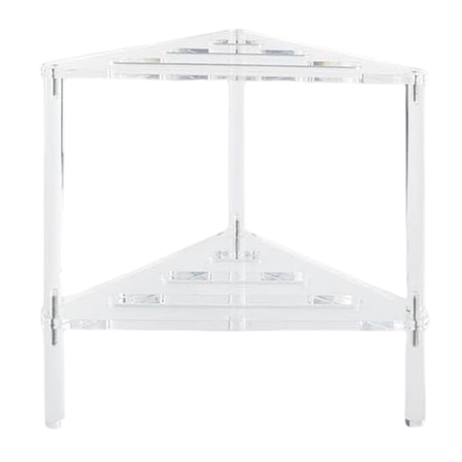 Multipurpose Clear Acrylic Shower Stand With Storage Organizers ...