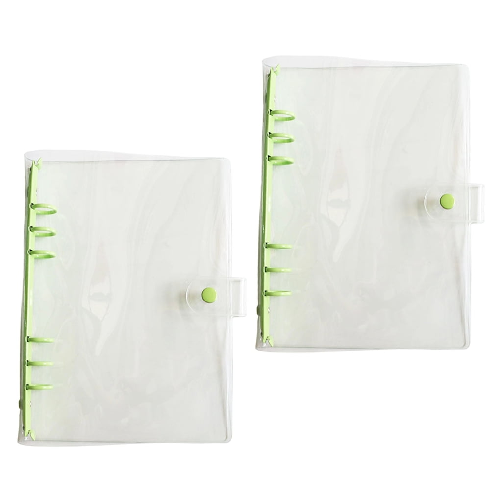 Multipurpose Clear PVC Flexible Rings Binder Cover for Diaries Planners ...