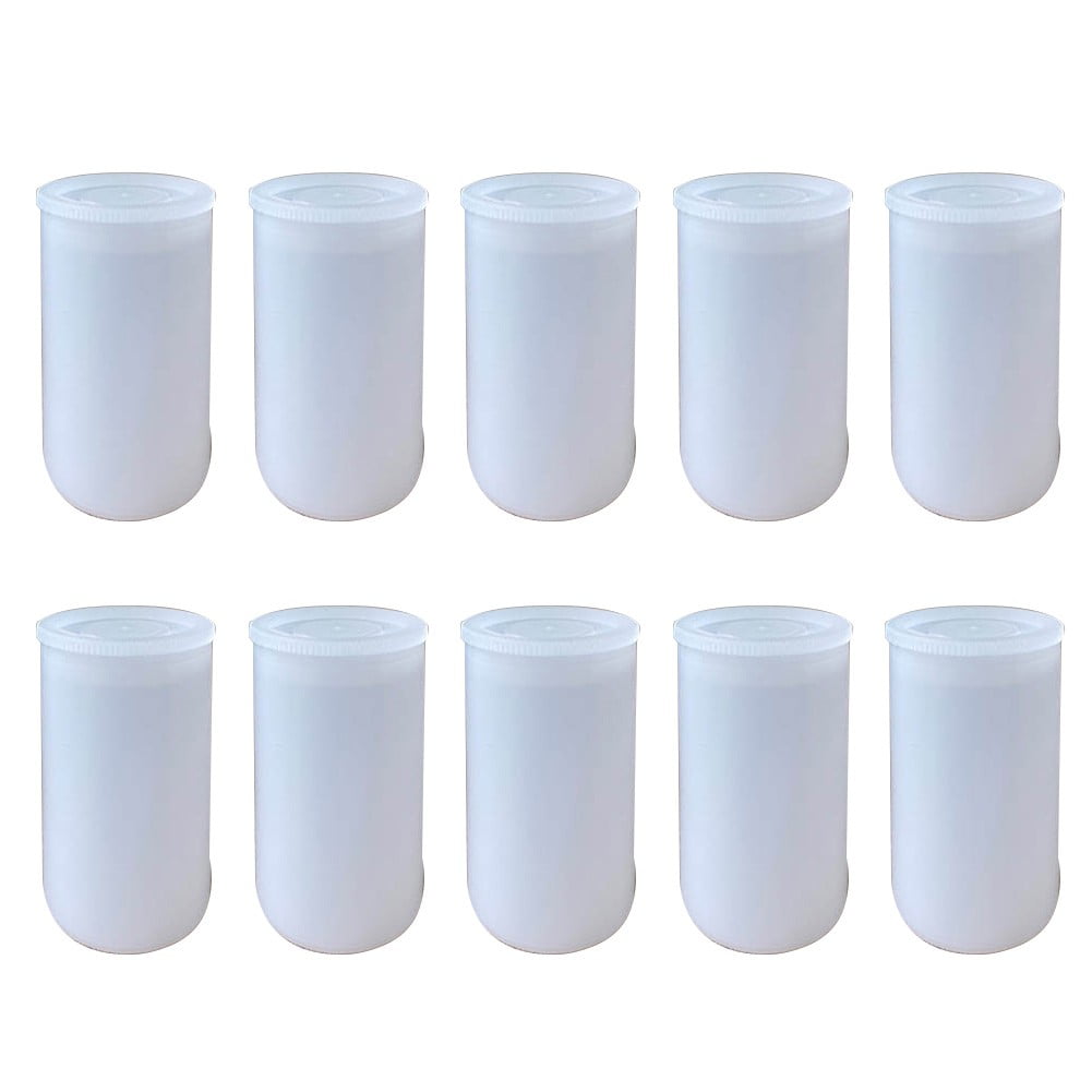 Multipurpose Clear Plastic Canister for Film and Small Items Pack of 10 ...