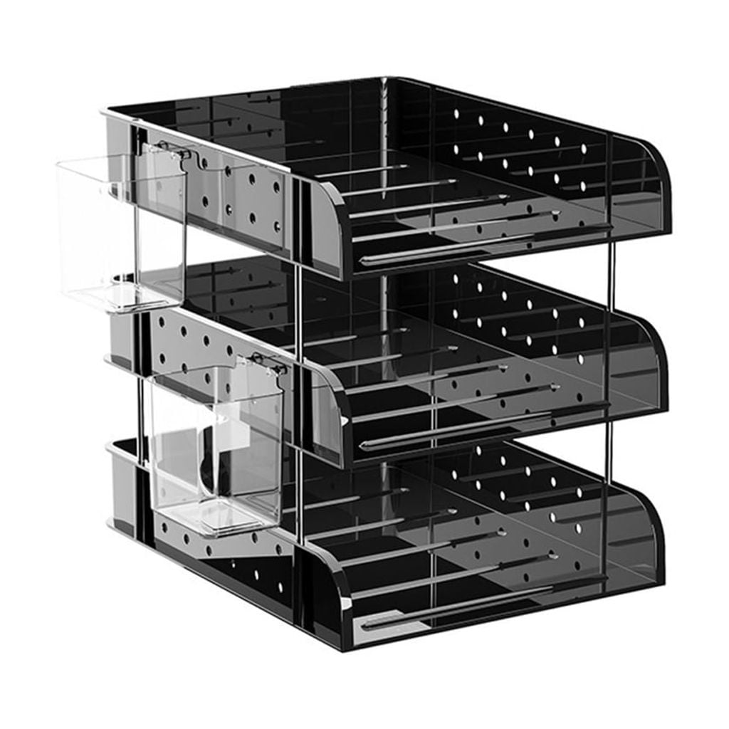 Multipurpose Desk Organizers Tiered File Letter Tray Organizers with ...