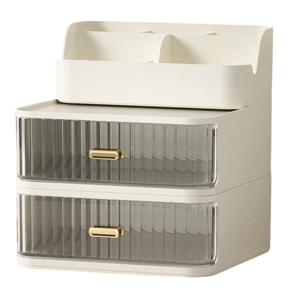 Multipurpose Desktop Organiser Trays with Clear Drawer Stackable ...