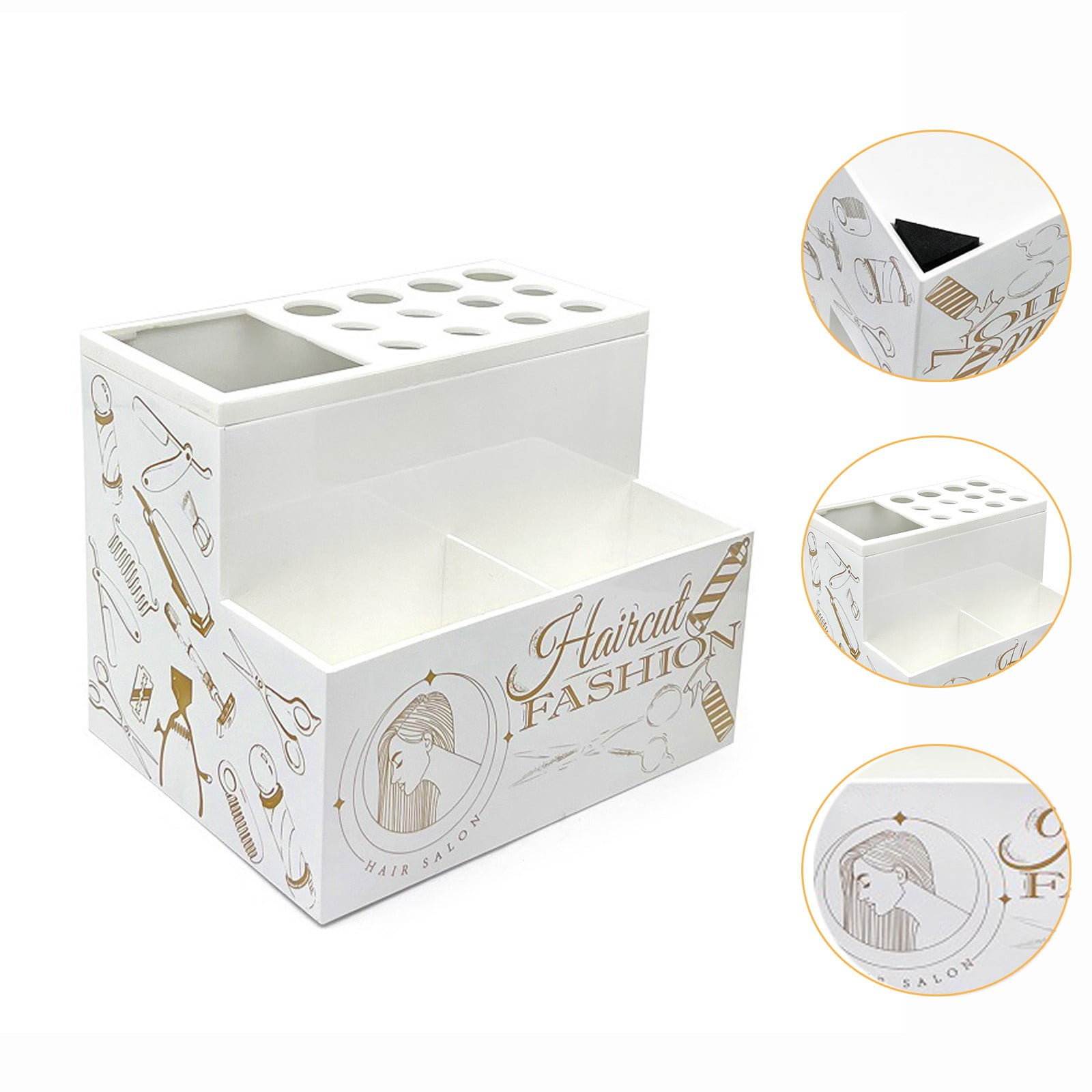 Multipurpose Desktop Organizer - Salon Hairdressing Scissors Rack Salon ...