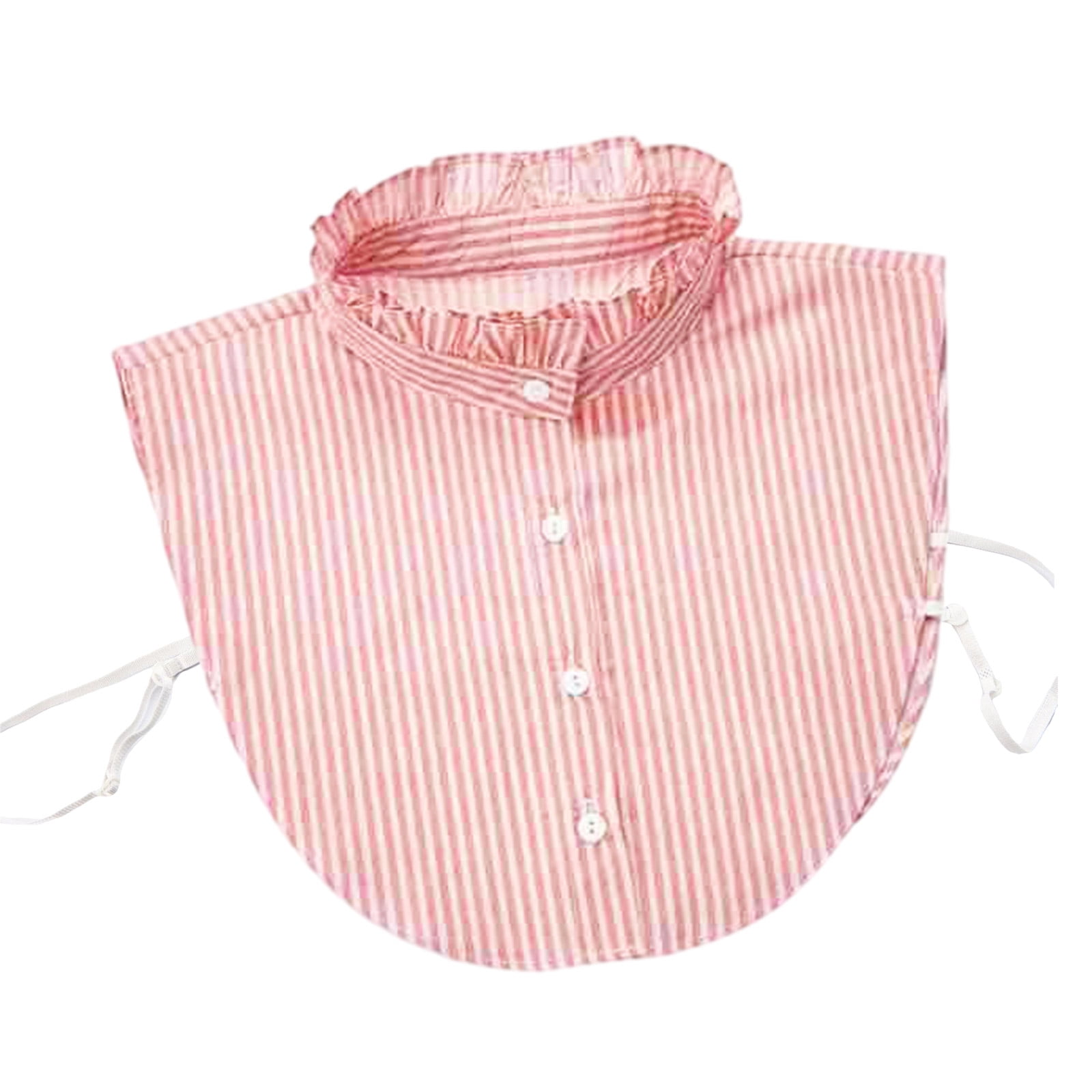 Multipurpose Detachable Shirt Collar Insert for Women Elegant Striped ...