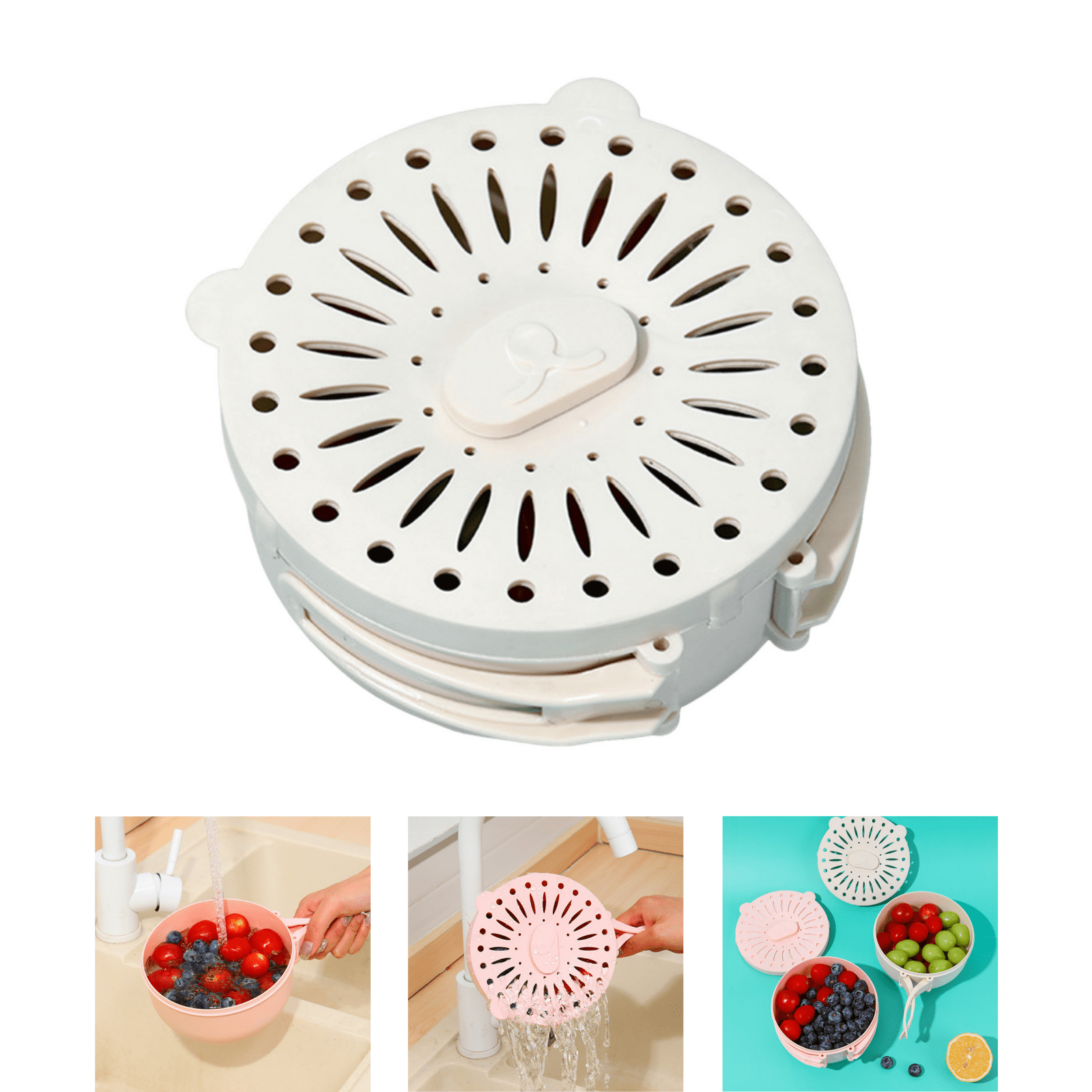Multipurpose Drain Wash Basket for Fruit and Vegetable - Fruit Washing ...