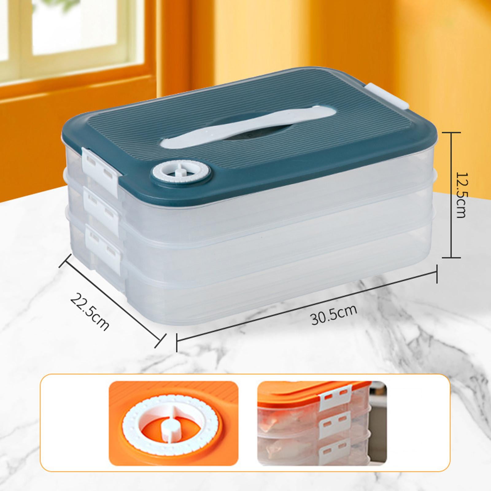Multipurpose Dumpling Box Bins Dumpling Organizer Bins Food Organizer ...