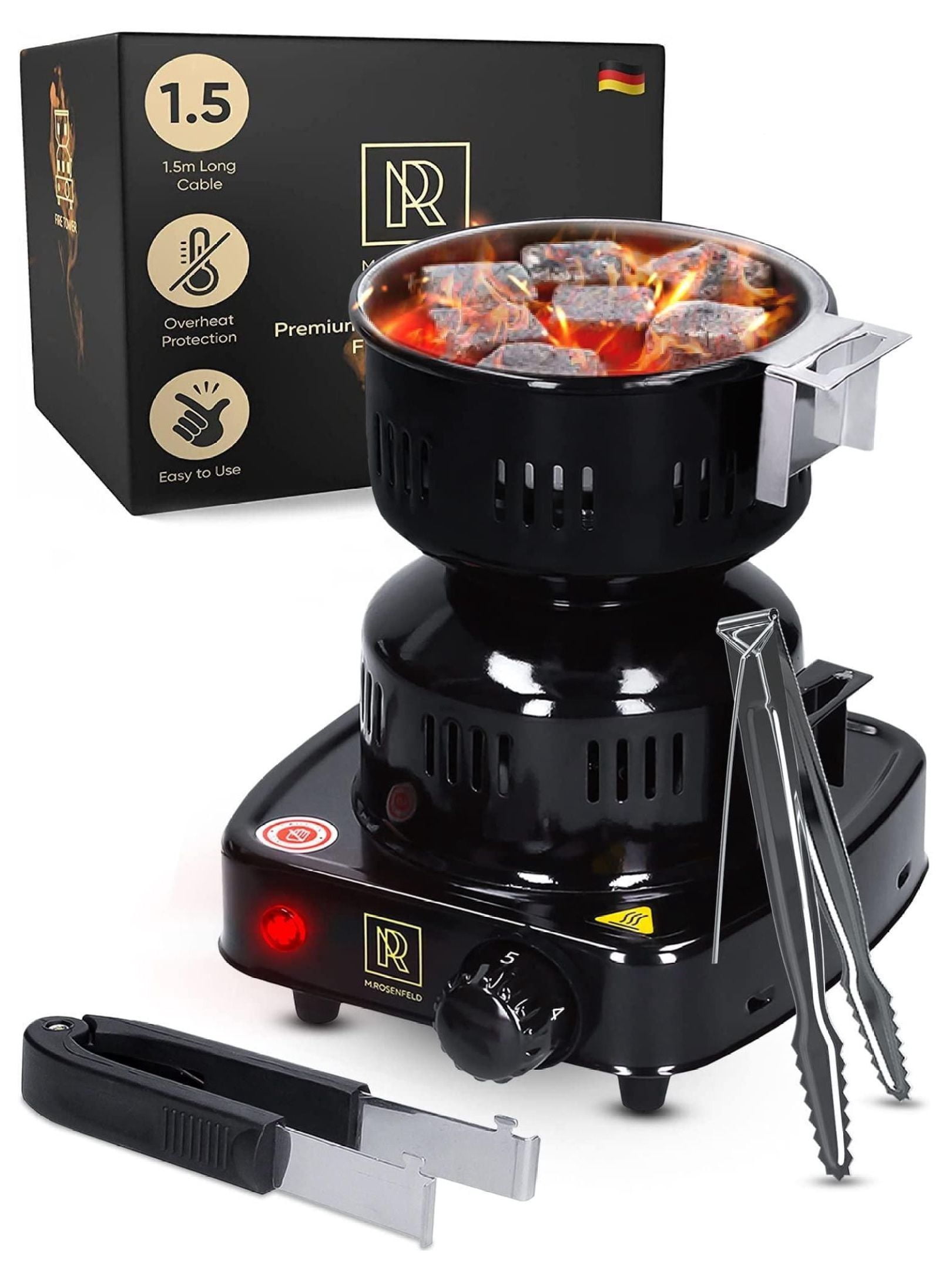 Multipurpose Electric Charcoal Starter Electric Charcoal Burner ETL ...