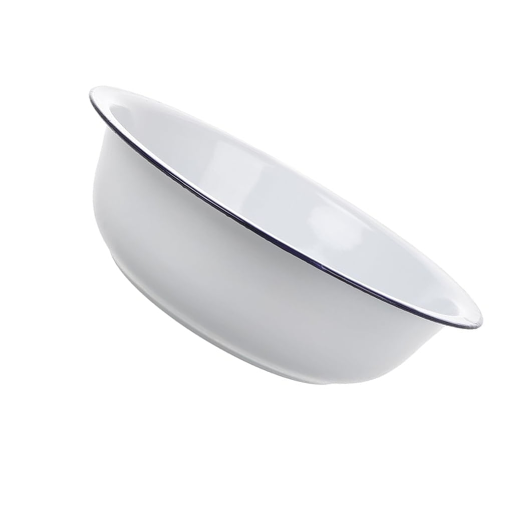 Multipurpose Enameled Mixing Bowl Set Hygienic Surfaces Enamelware For ...