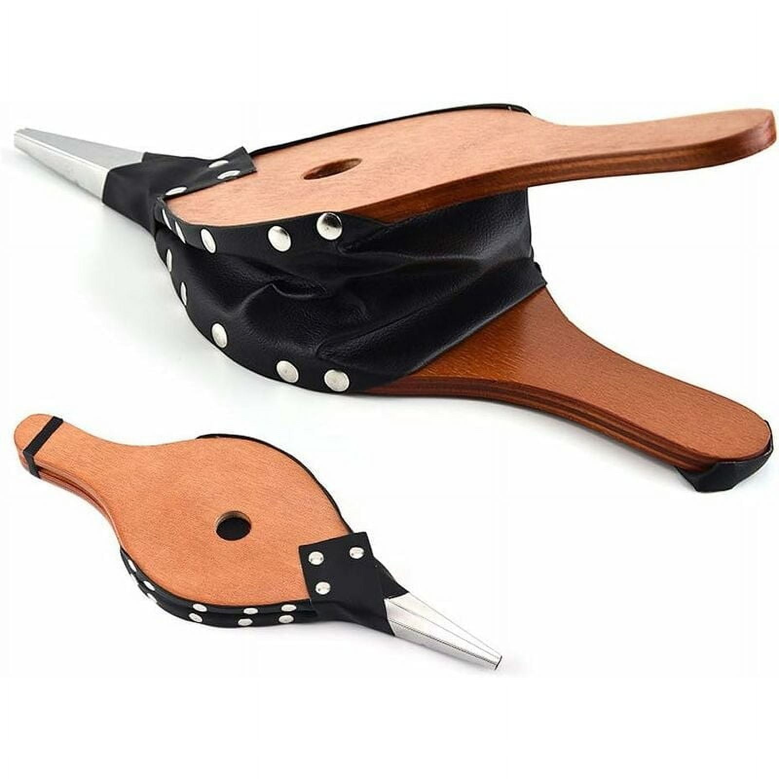 Multipurpose Fireplace Bellows, Premium Material Indoor Brown Wood Air ...