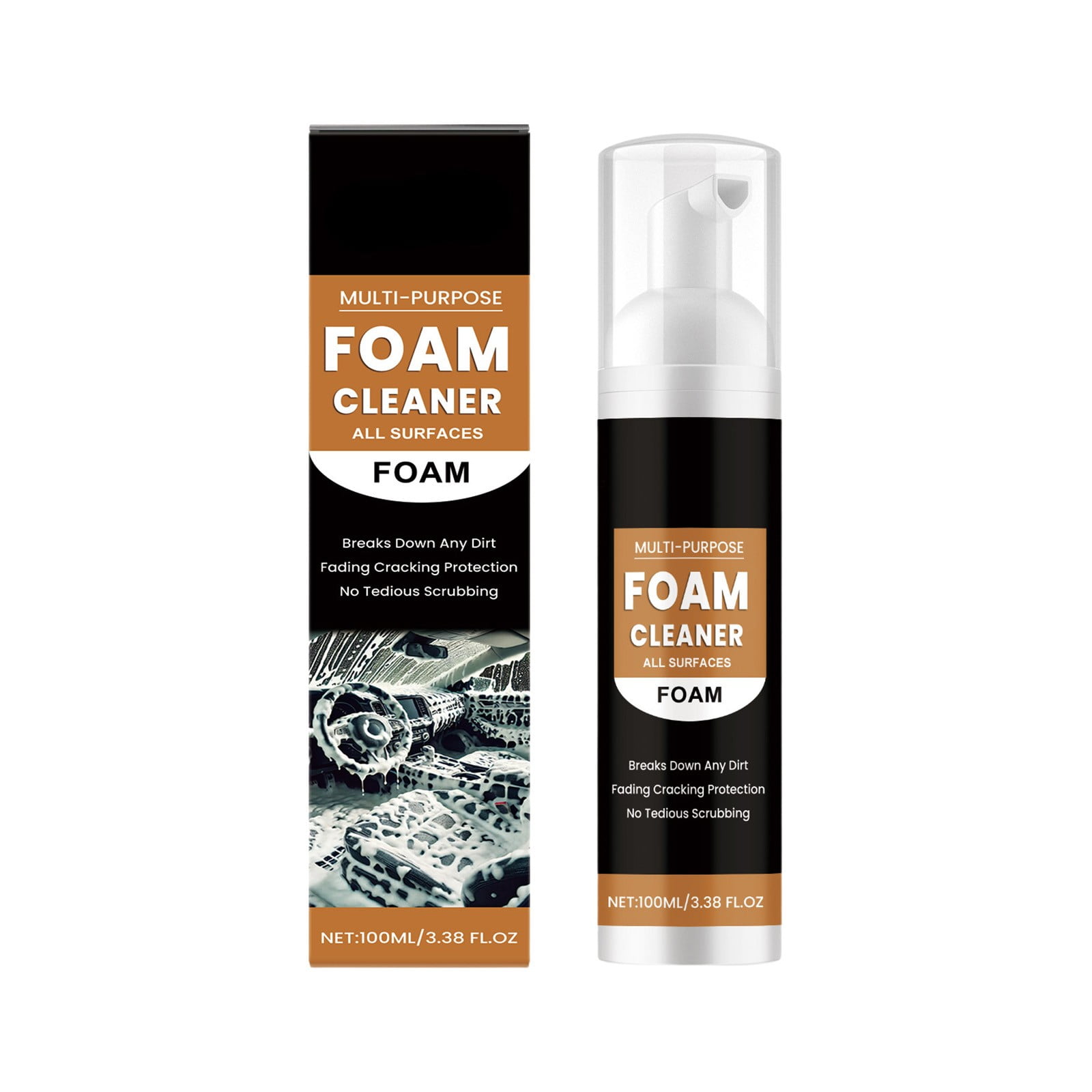 Multipurpose Foam Cleaner Spray, Removes Dirt, Grime, Grease, Oil ...