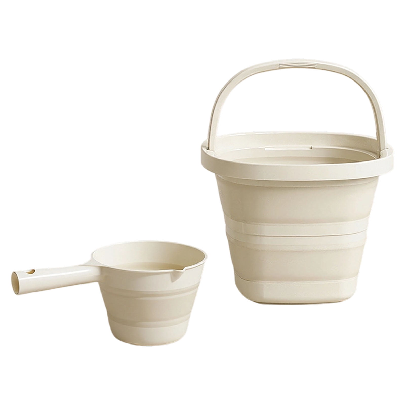 Multipurpose Foldable Water Bucket And Scoops Ladle High Strength PP ...