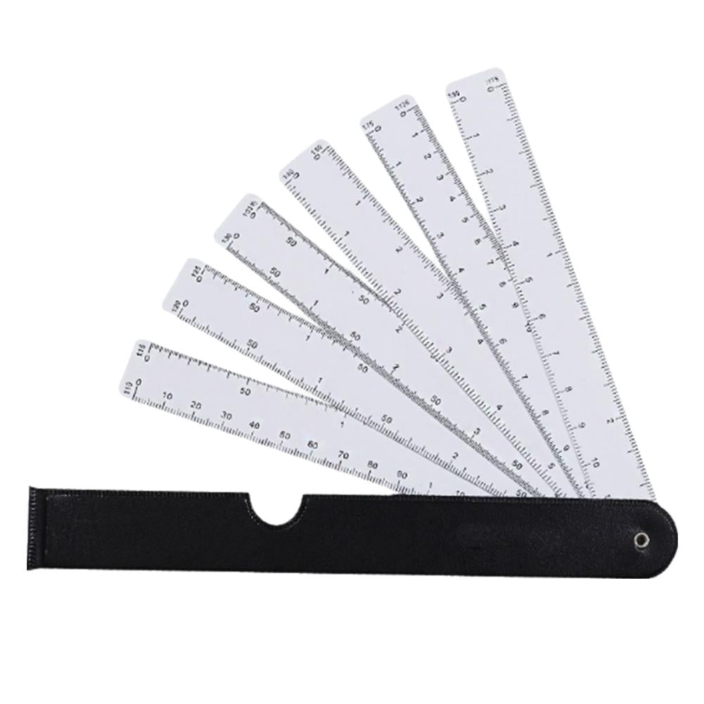 Multipurpose Folding Scale Ruler - Portable Engineering Ruler with ...