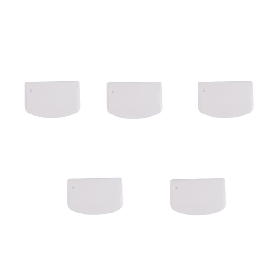 Multipurpose Food Safe Plastic Semi Circular Baking Scraperboard ...