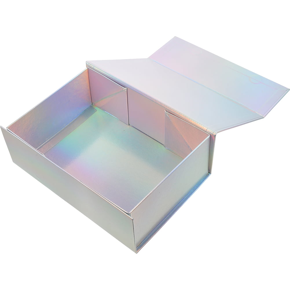 Rectangular Paperboard Gift Box with Lid Collapsible Design 1 - Walmart.com