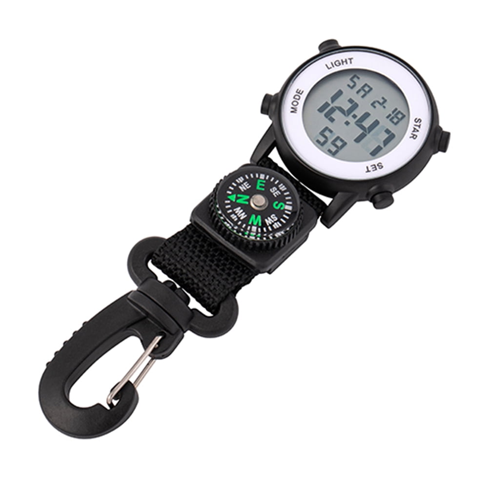 RENACLIPY Outdoor Clip On Watch Digital Timekeeping Multipurpose ...