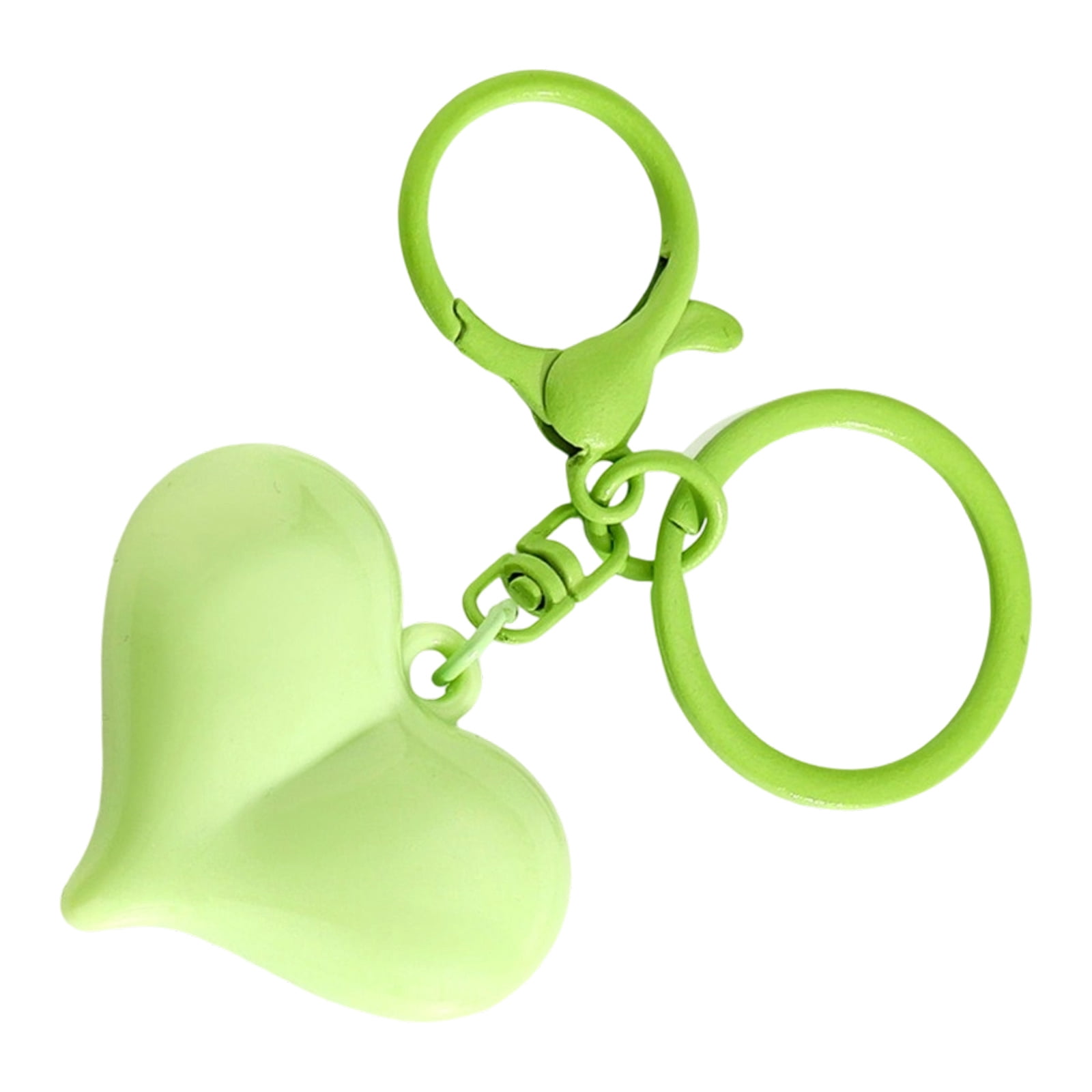 Multipurpose Heart Shaped Keychain Crafted from Acrylic in Candy ...
