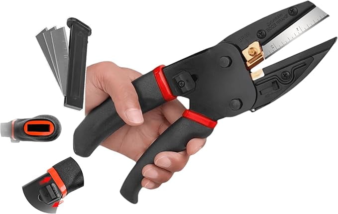 Multipurpose Heavy Duty Scissors All Purpose Utility Industrial Scissors - 6-in-1 Cutter with ...