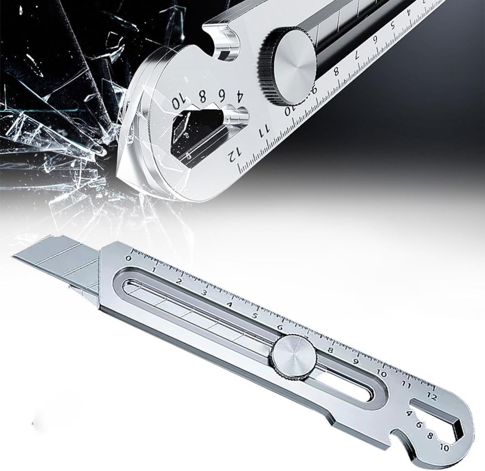 Multipurpose Heavy-Duty Utility Knife, NOGIS Utility Knife Box Cutter ...